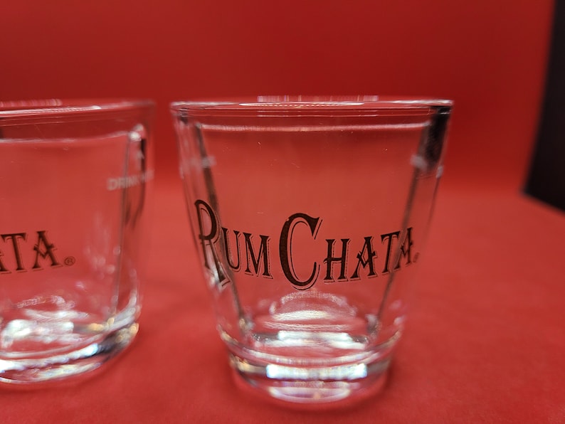 Set of 2 Rum Chata Split Shot Glasses - Etsy