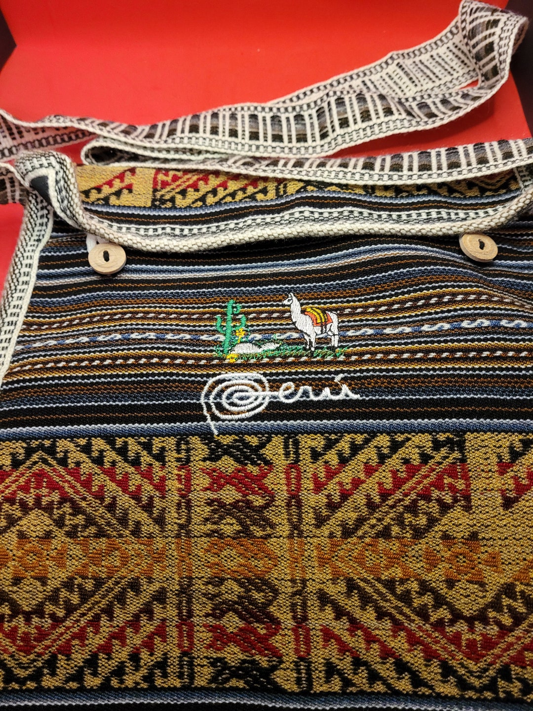 Beautiful Purse, Shoulder Bag, Peru With Alpaca, Cactus Picture - Etsy