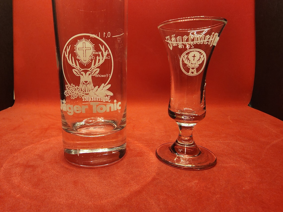 Pair of Jager, Jagermeister Glasses - Etsy