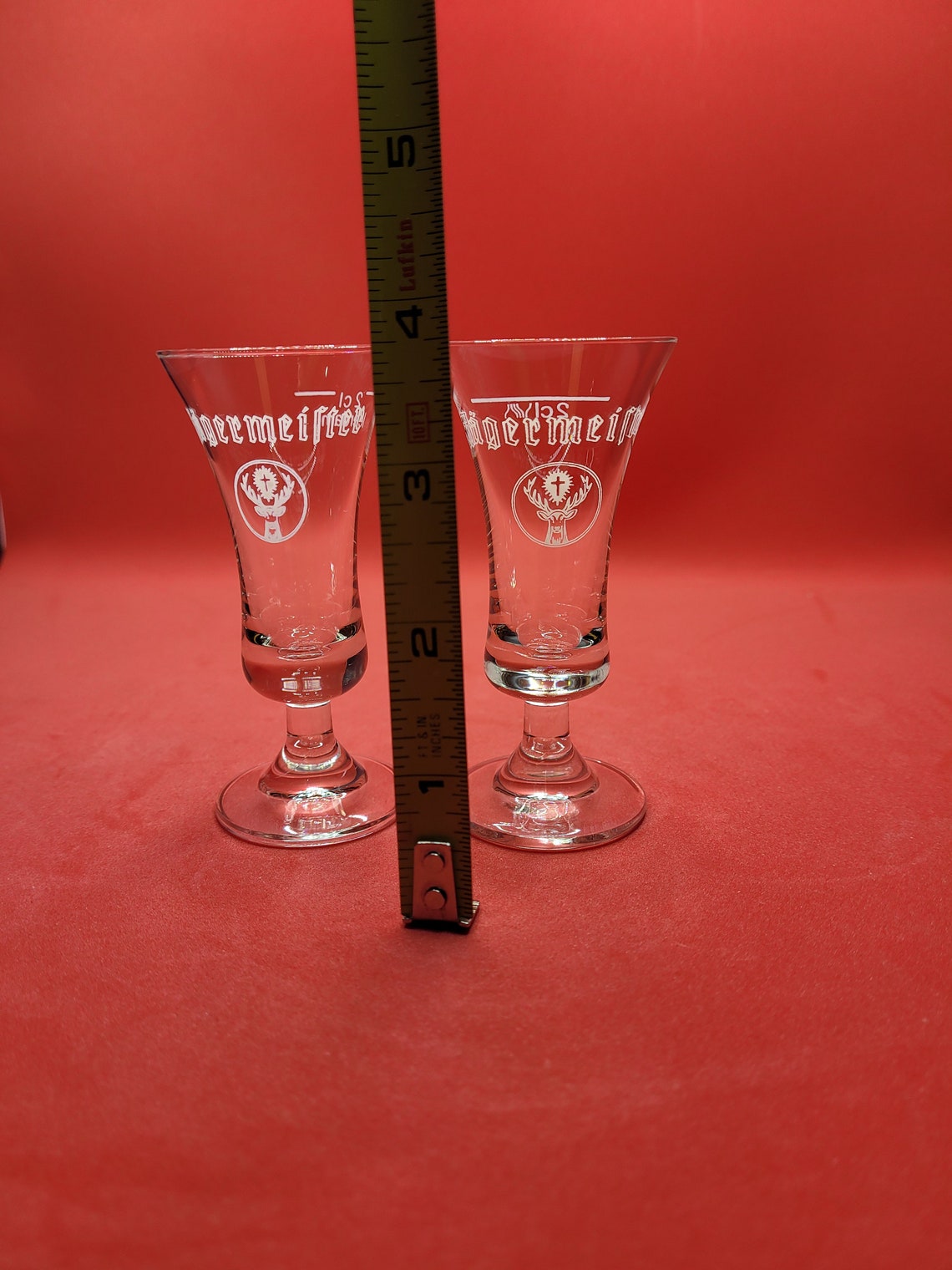 Set of 2 Unique Jagermeister Glasses - Etsy