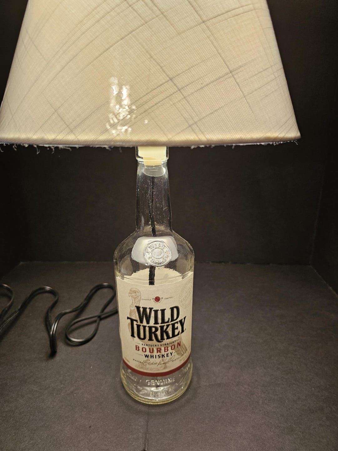 Wild Turkey Bottle Lamp (shade Sold Separately) - Etsy