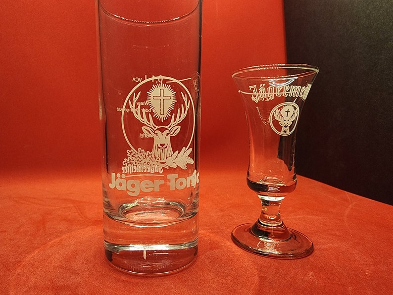 Pair of Jager, Jagermeister Glasses - Etsy