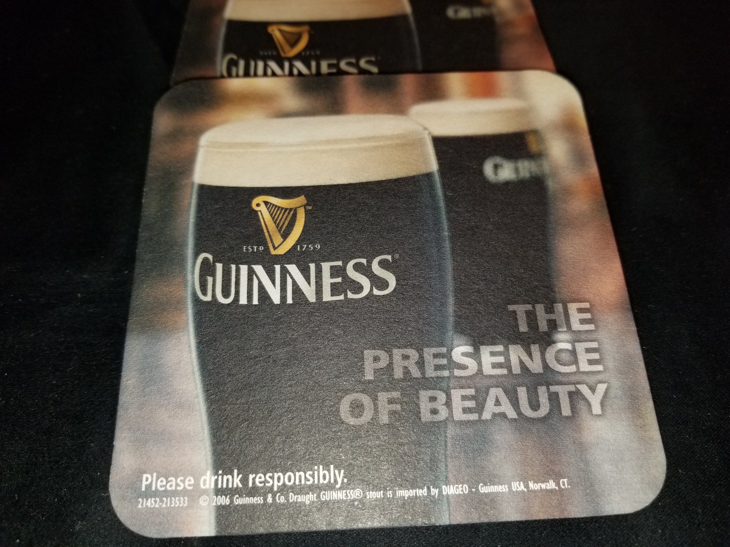 Set de 15 Guinness Beer Coasters. La Presencia de la - Etsy España