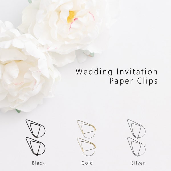 Wedding Paper Clips - Etsy