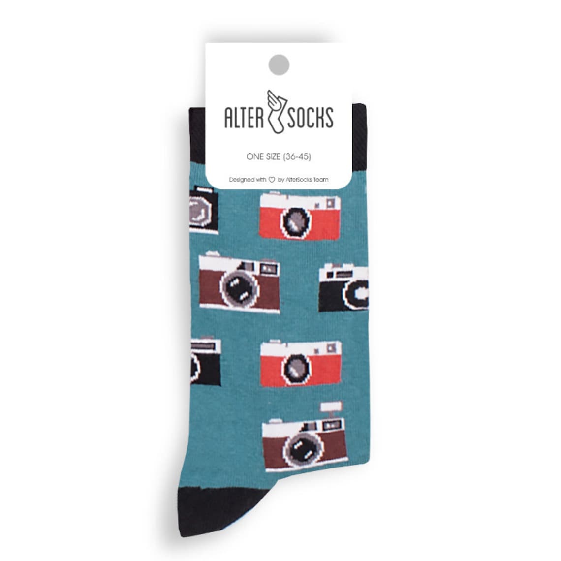Unisex Camera Socks L Novelty Photography Gift L 2 Colours - Etsy