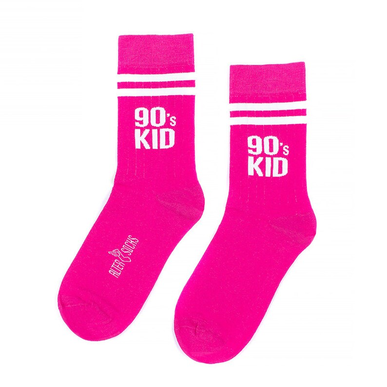 90s Kid Socks pair Millennials Generation Z Gift 2 - Etsy