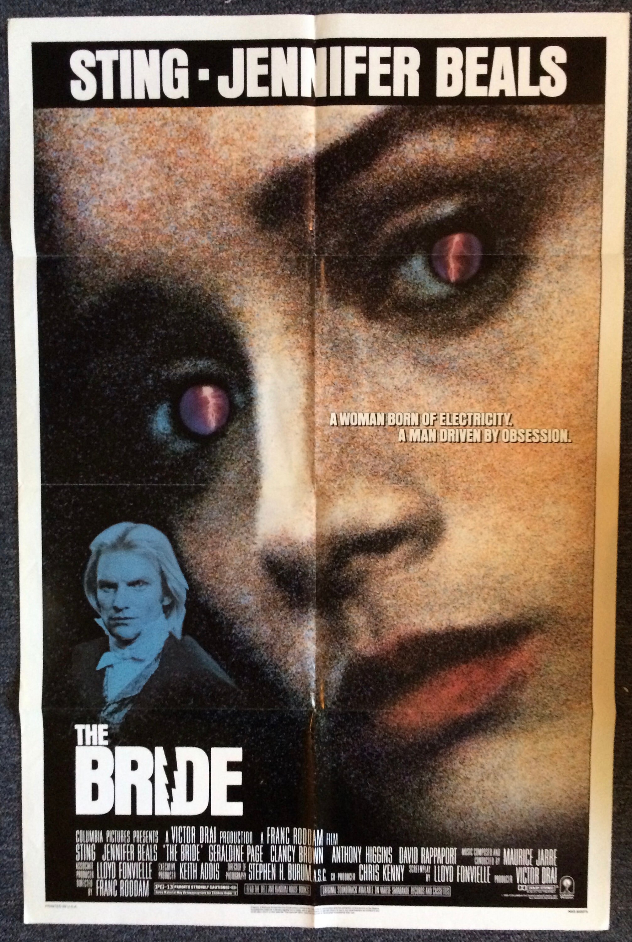 The Bride Original Theatrical Movie Poster 1985 Bride of - Etsy