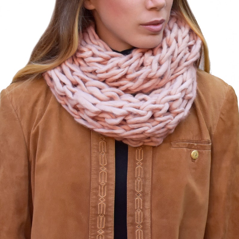 Winter Knitted Scarf - Etsy