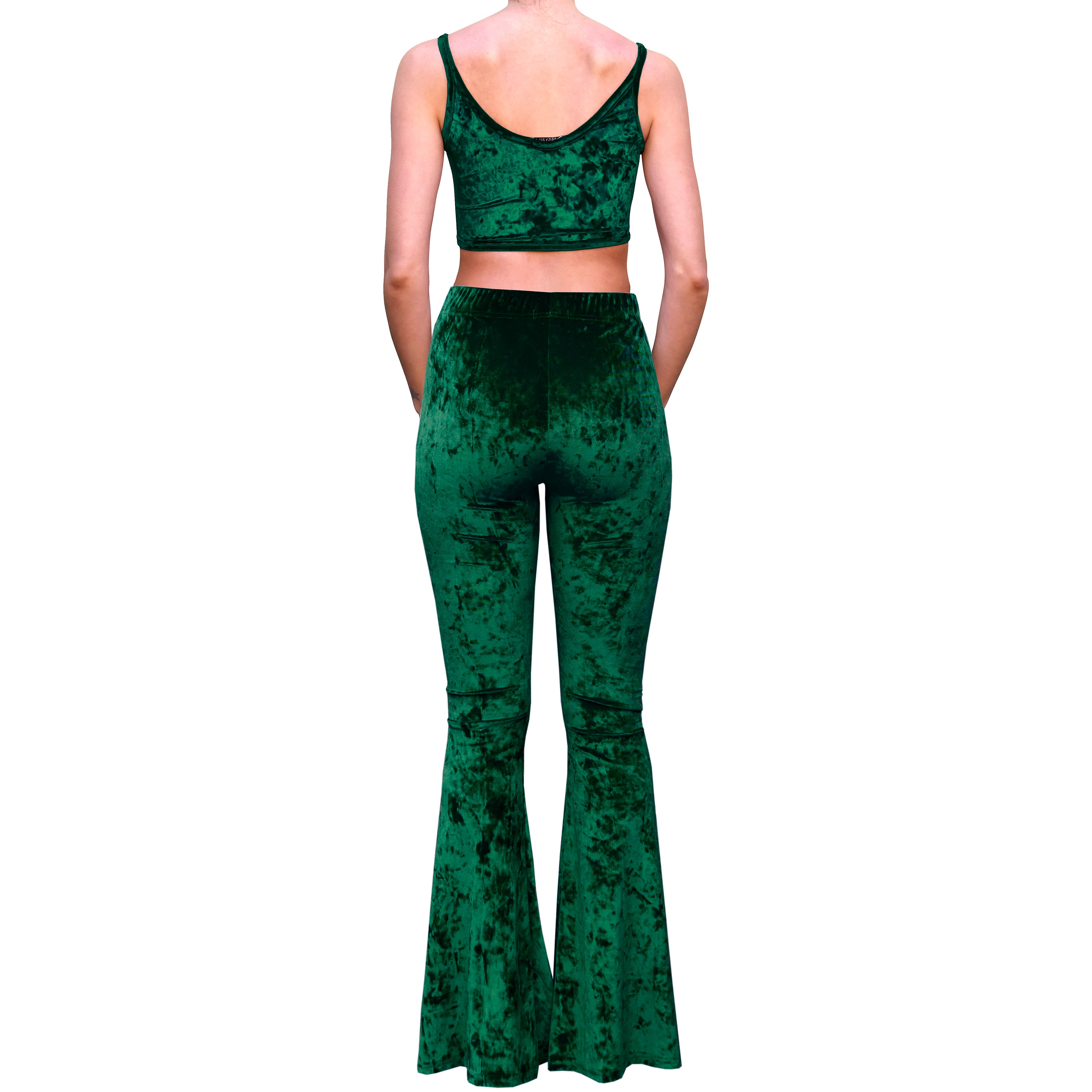 Crushed Velvet Bell Bottom Pants | atelier-yuwa.ciao.jp