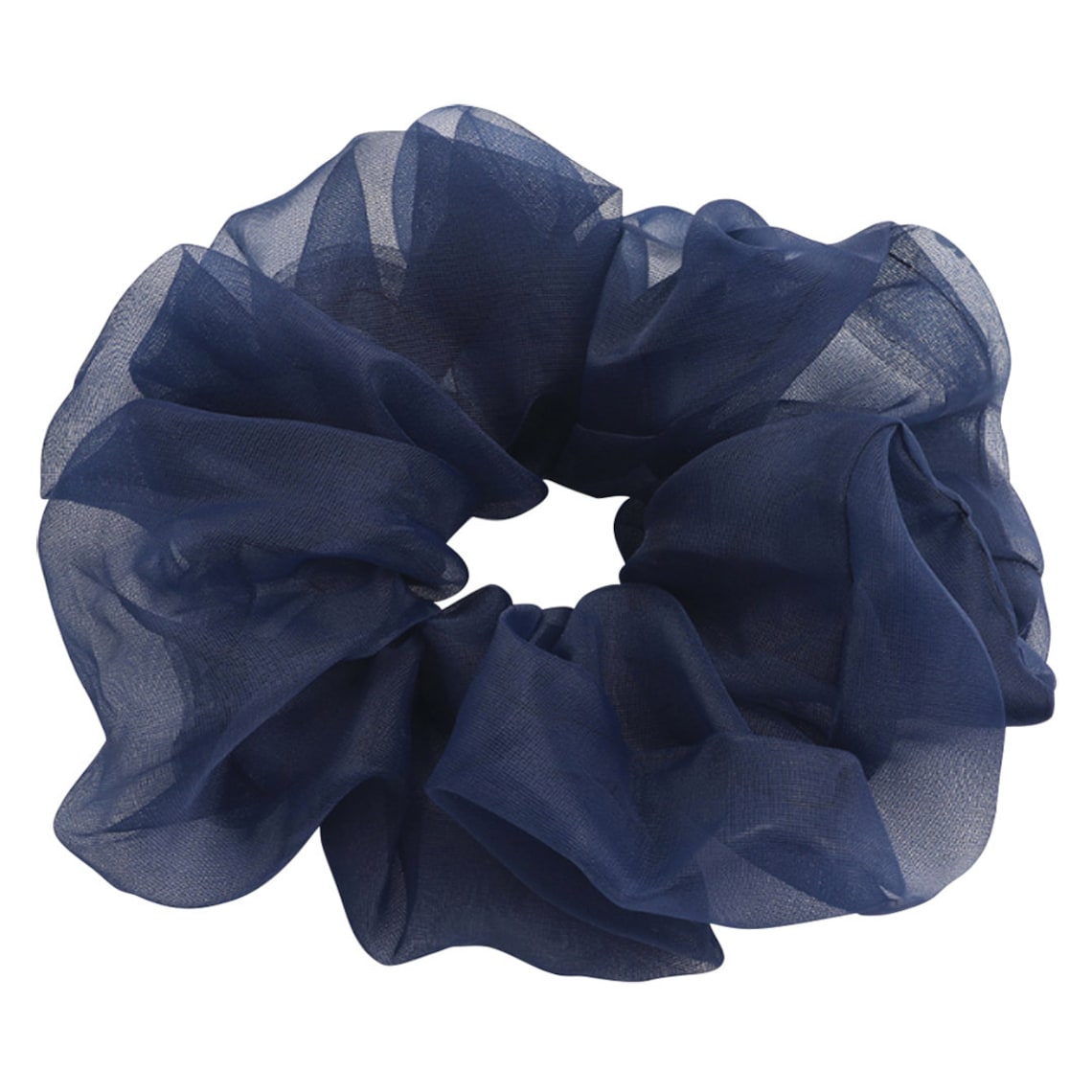 Navy Blue Oversized Scrunchie Extra Big Sheer Organza - Etsy
