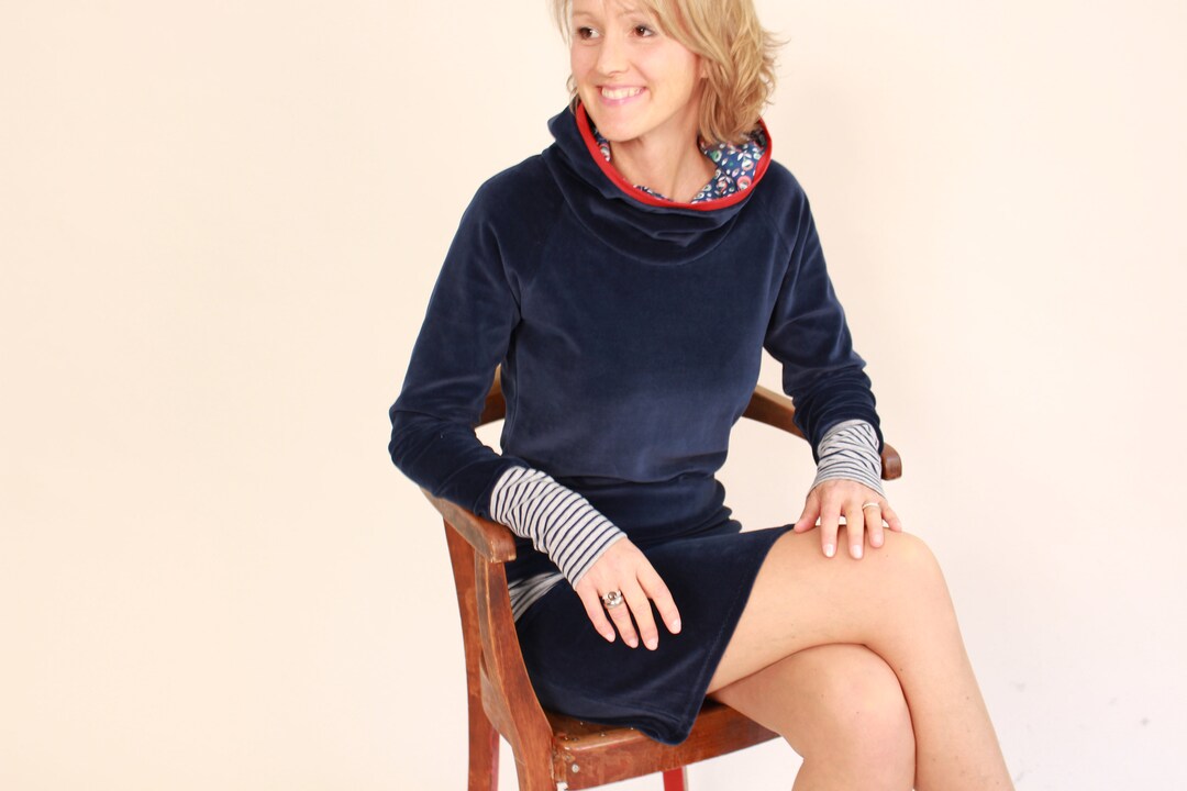 Nicky Dress, Floral Dress, Hip Dress, Long Sleeve Dress, Sweat Dress ...