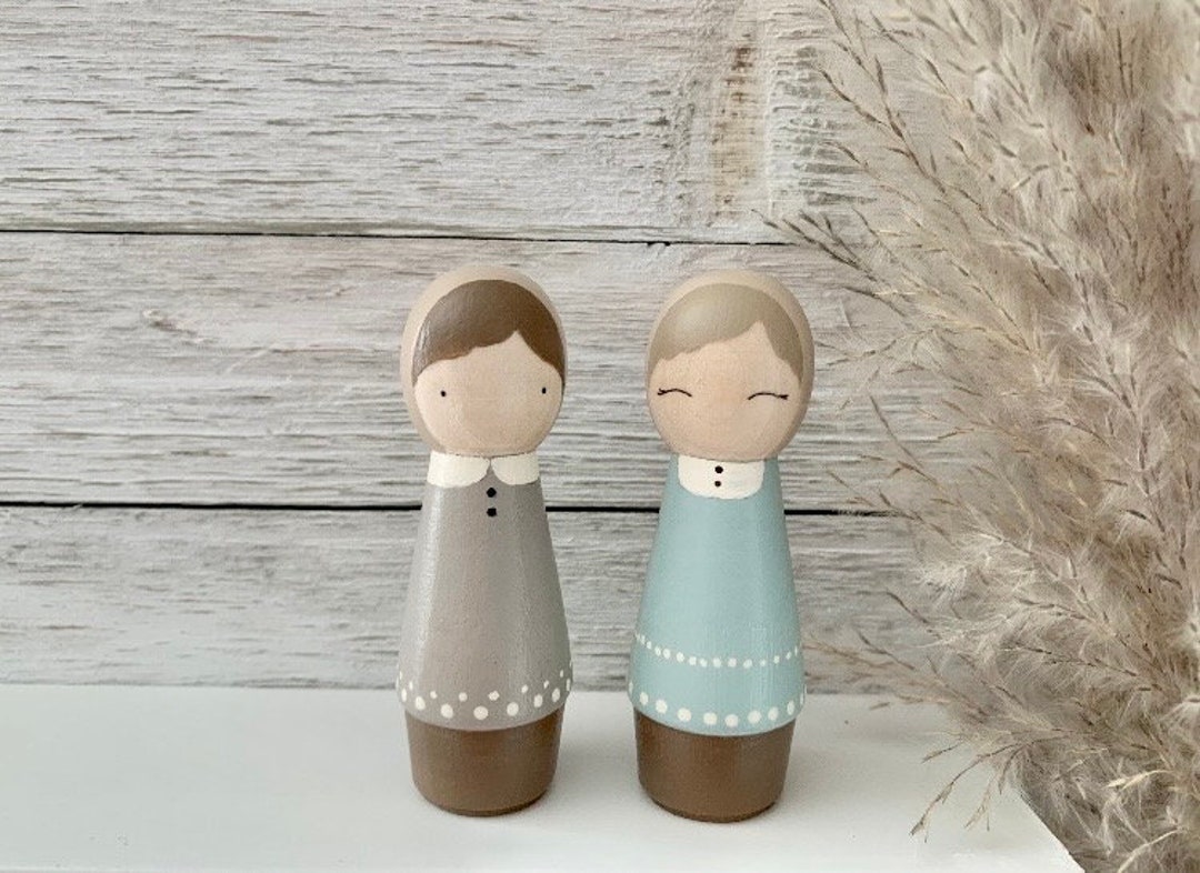 Gorgeous Peg Doll Set // Limited Edition - Etsy