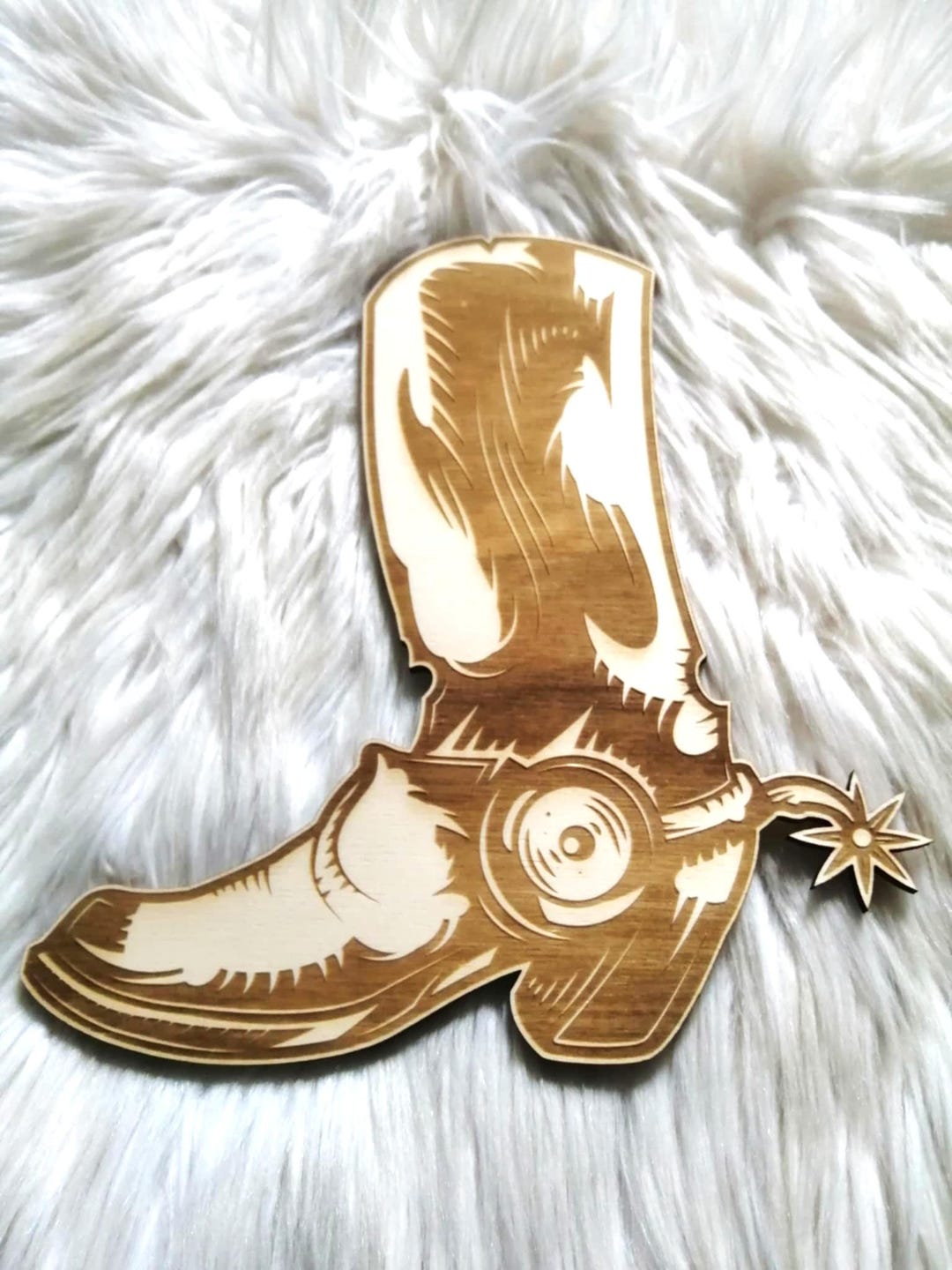 Cowboy Boots, Cowboy Boot Wood Engraving - Rustic Western Decor ...
