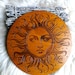 Wiccan Sun Engraved on Wood – Witchy Altar Decoration – Pagan Sun ...