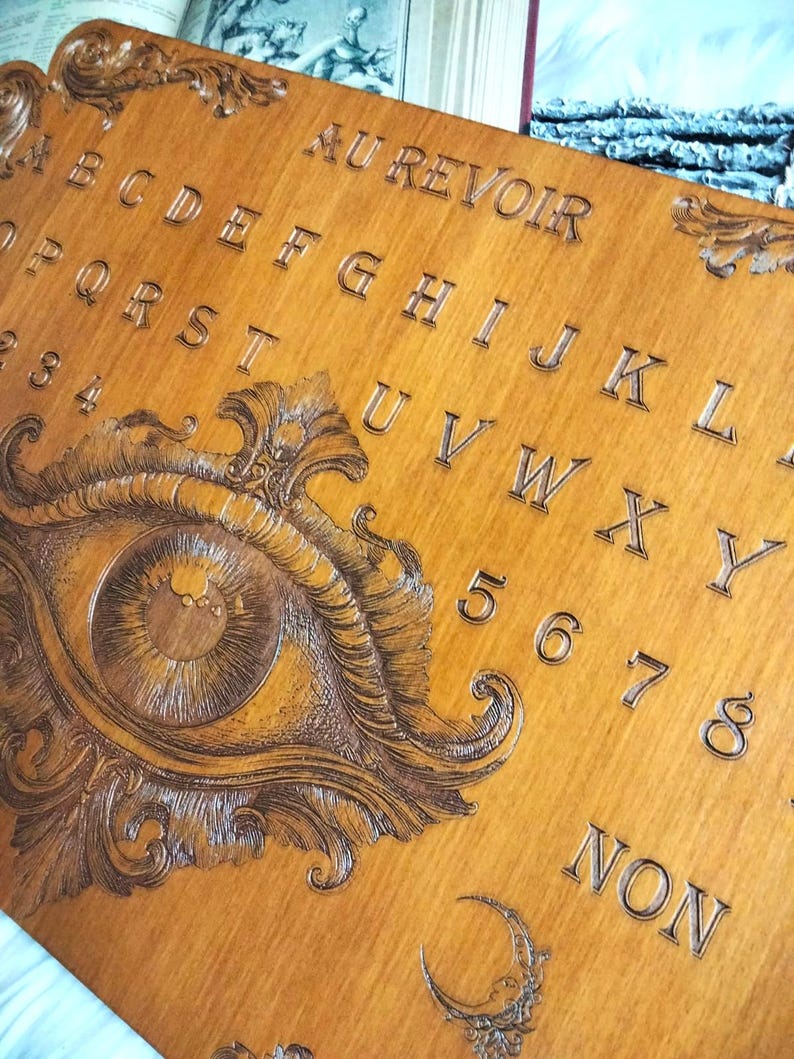 Ouija Board Wooden Spirit Board Eye Divination – Talking Board ...