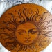 Wiccan Sun Engraved on Wood – Witchy Altar Decoration – Pagan Sun ...