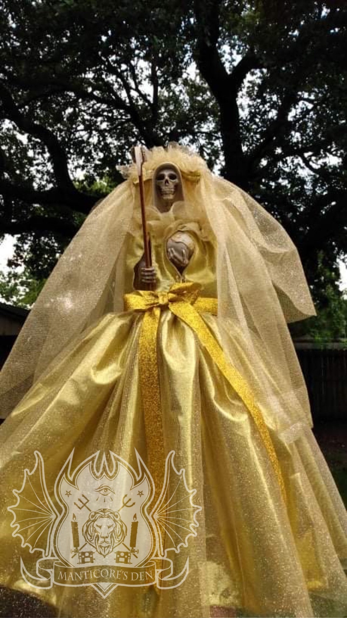 MADE TO ORDER. Holy Death Dress./ Vestidos Para La Santísima Muerte a ...