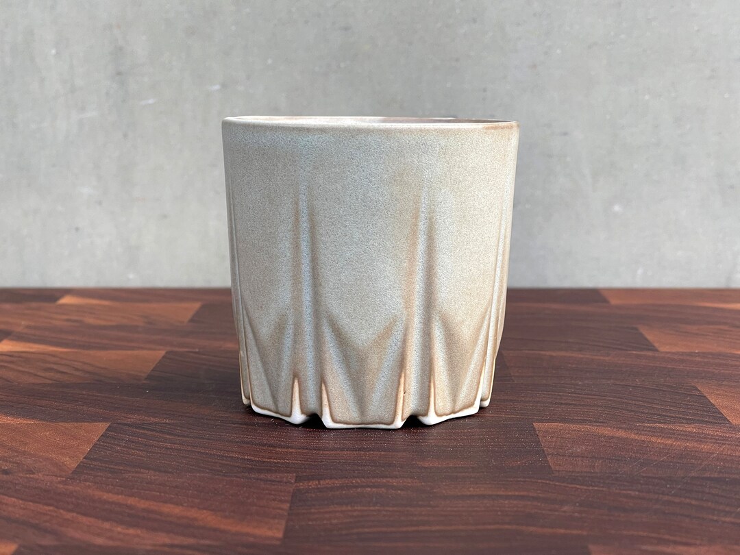 Porcelain Ceramic stealth Cup Satin Blue/ Charcoal - Etsy