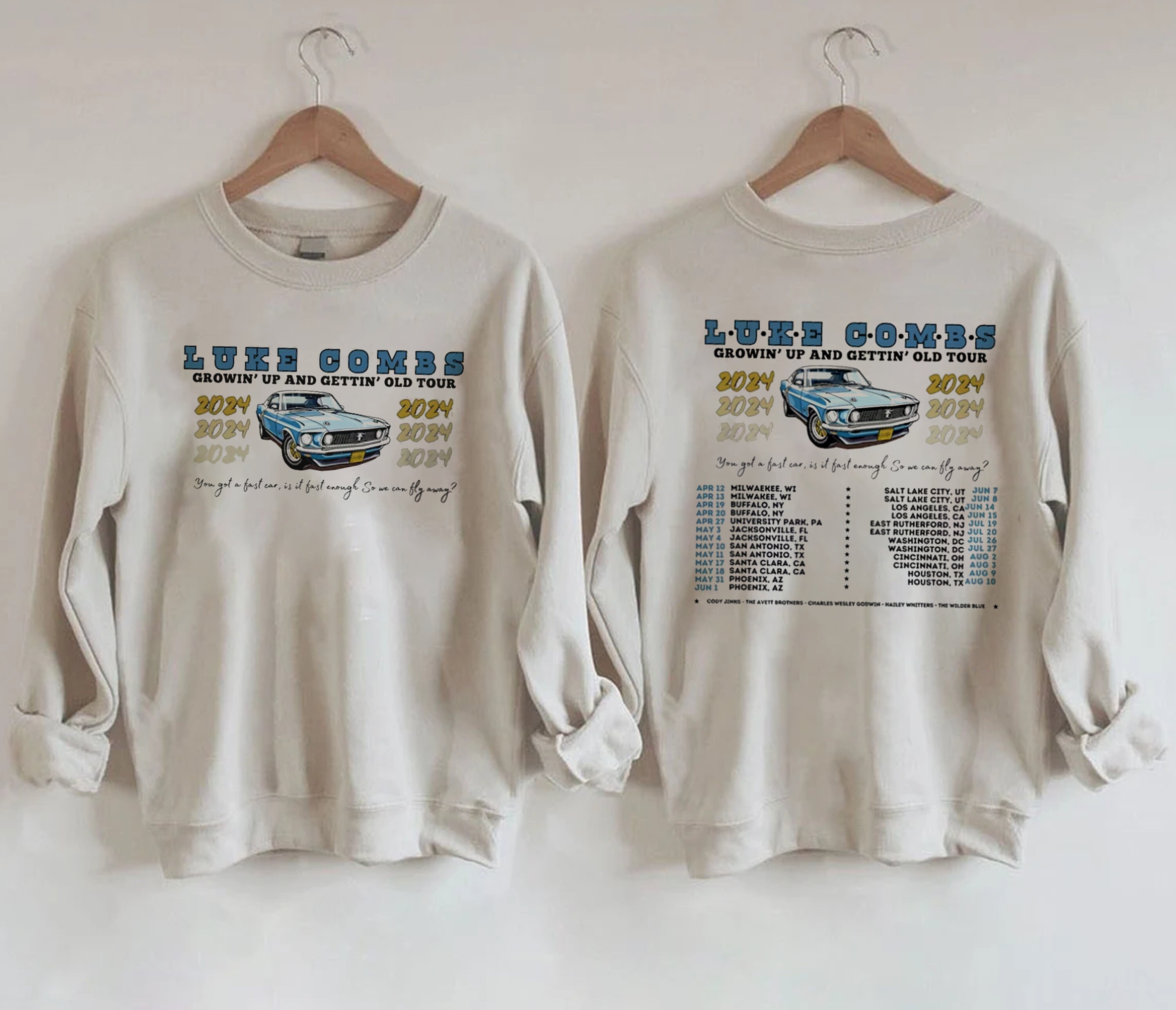 Luke Combs 2024 Tour Shirt Luke Combs Growin Up Tour Shirt Retro