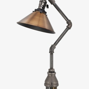 No. 13 [adjustable Industrial Light Fixture – Edison Bulb Pipe Lamp] - Etsy