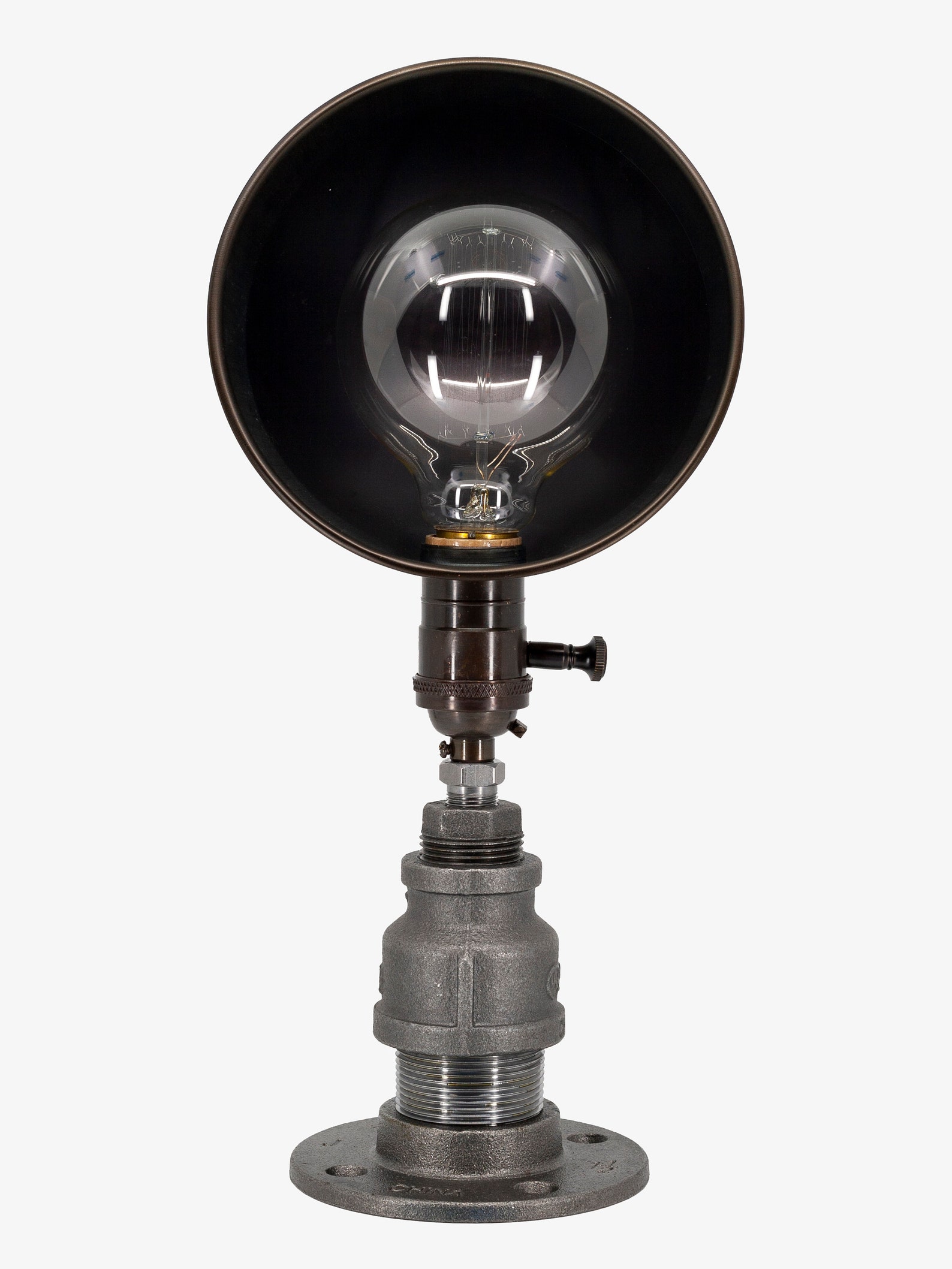 No. 11 industrial Light Fixture Edison Bulb Pipe Lamp | Etsy