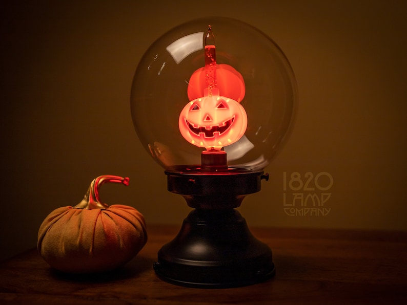 Pumpkin Bubble Cauldron Crystal Ball vintage Retro | Etsy