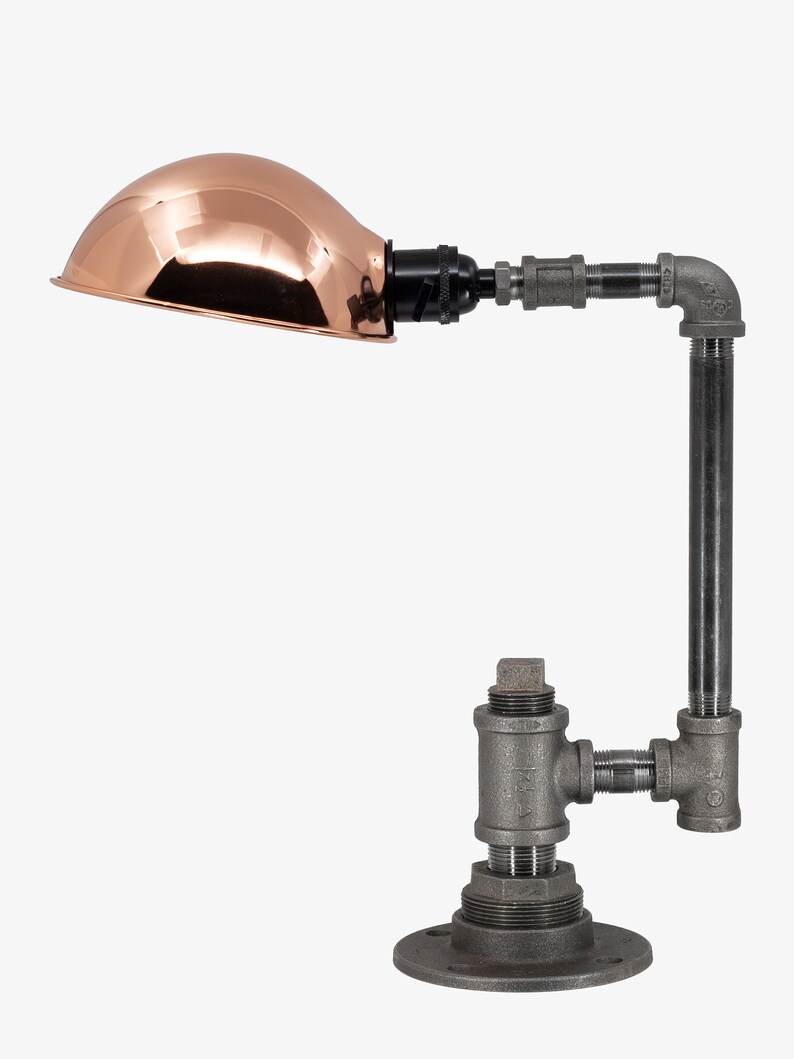 No. 12 [industrial Light Fixture – Edison Bulb Pipe Lamp] - Etsy