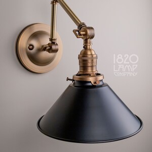 Articulating Gallery Light edison Style Arts & Crafts Swing Arm Sconce ...