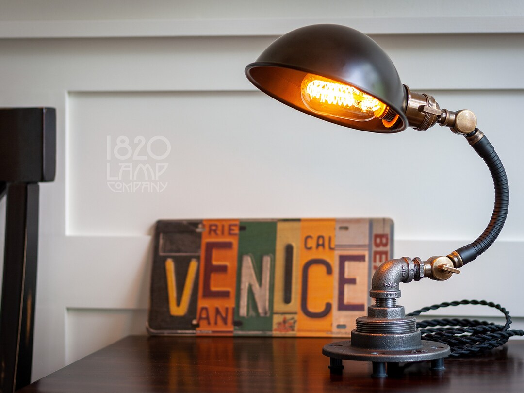 Max industrial Light Fixture Adjustable Edison Bulb Pipe Lamp - Etsy