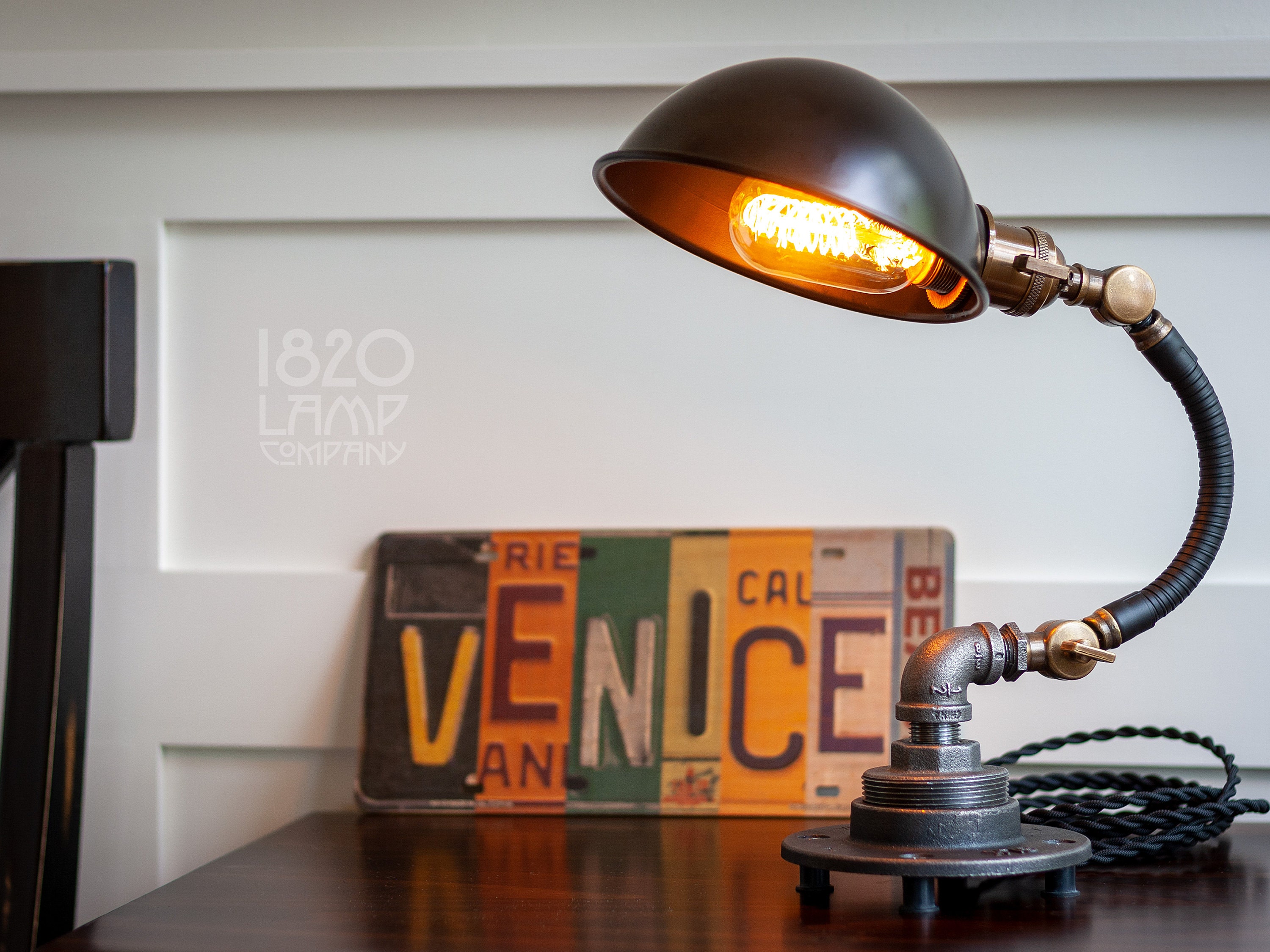 Max Industrial Light Fixture Adjustable Edison Bulb Pipe | Etsy