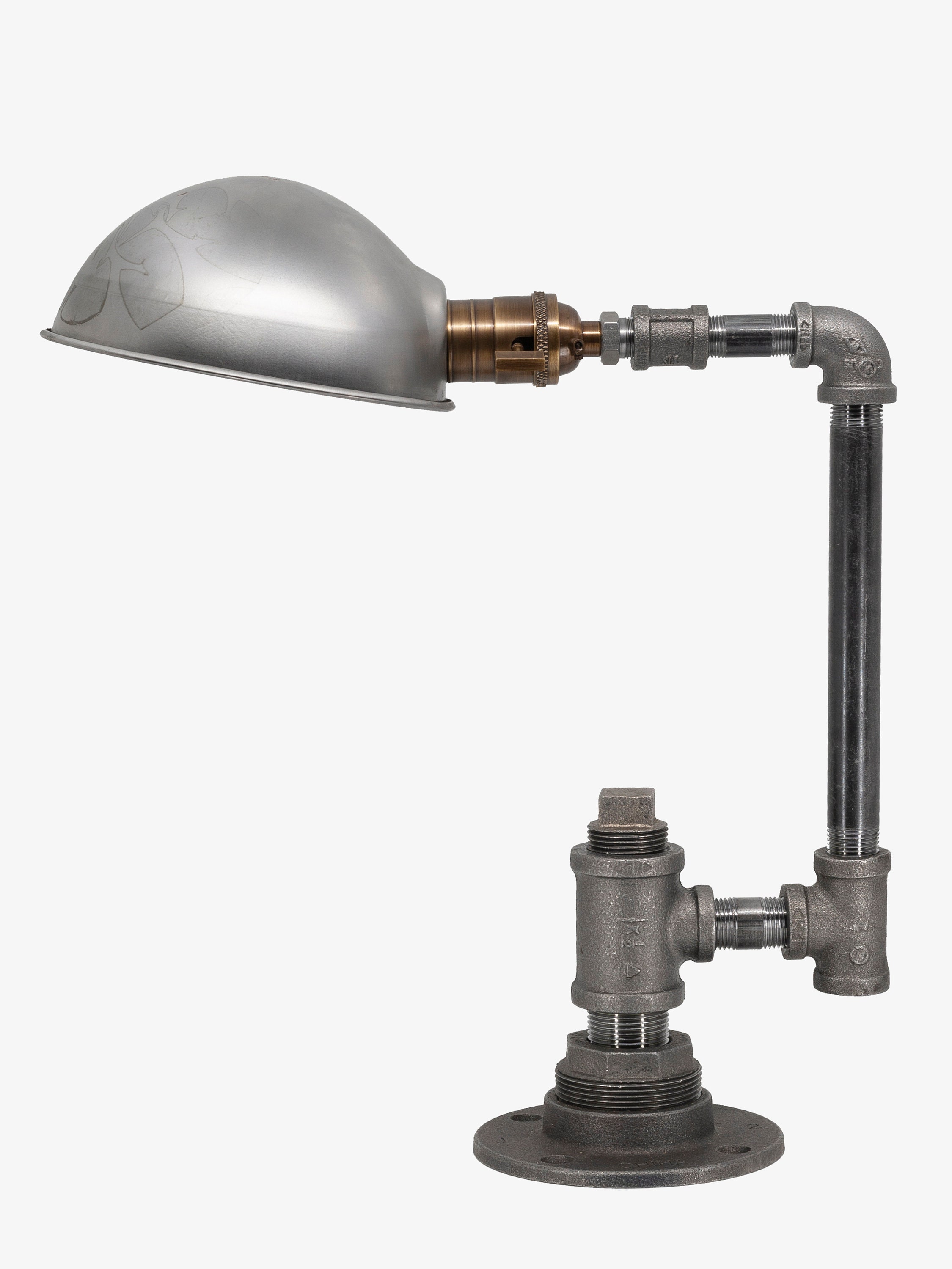 No. 12 [industrial Light Fixture – Edison Bulb Pipe Lamp] - Etsy