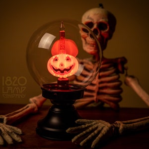 Pumpkin Bubble Cauldron Crystal Ball [vintage – Retro – Halloween Decor ...