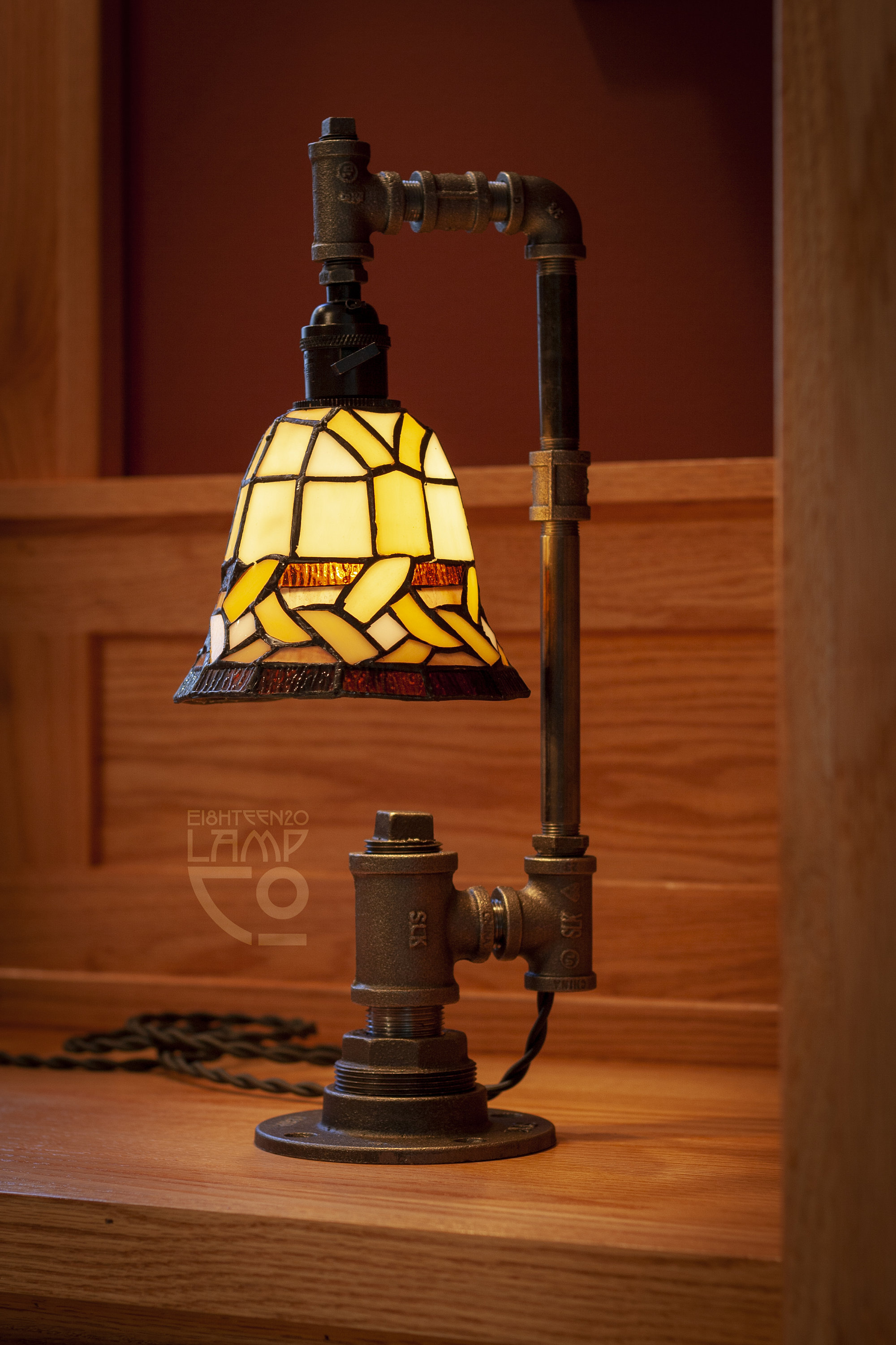 No. 15 Industrial Light Fixture Edison Bulb Pipe Lamp | Etsy