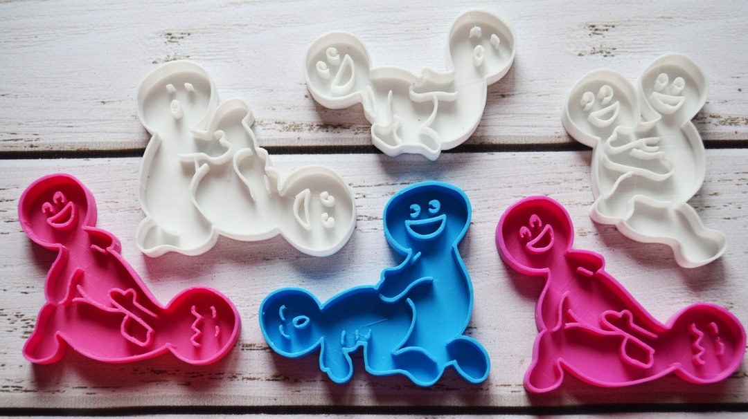 Set of 5 Different Cookie Cutters Kama Sutra 5 Pieces. Valentine's Day ...