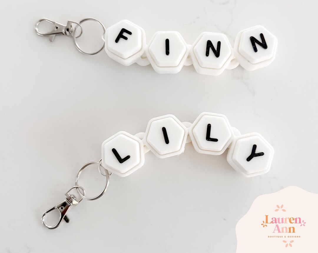 Personalized Clicker Fidget Keychain | Keyboard Clicker Fidget Keychain ...