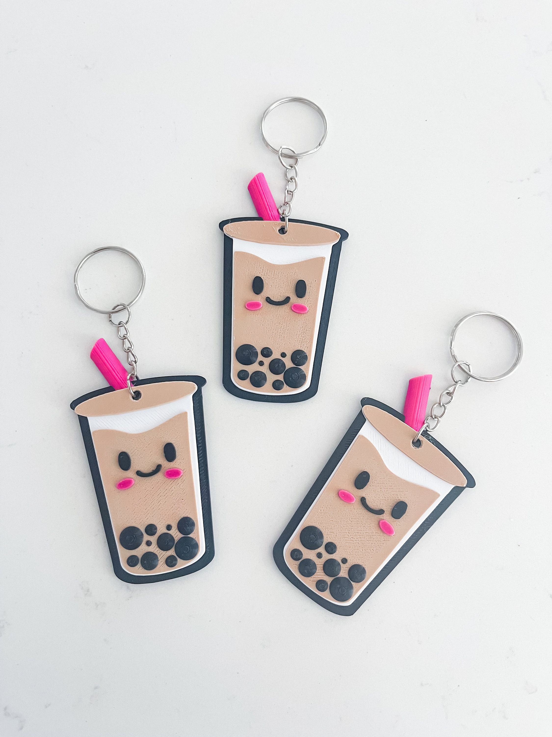 Kawaii Boba Keychain, Kawaii, Cute Keychain, Boba Tea, Bubble Tea, Cute ...