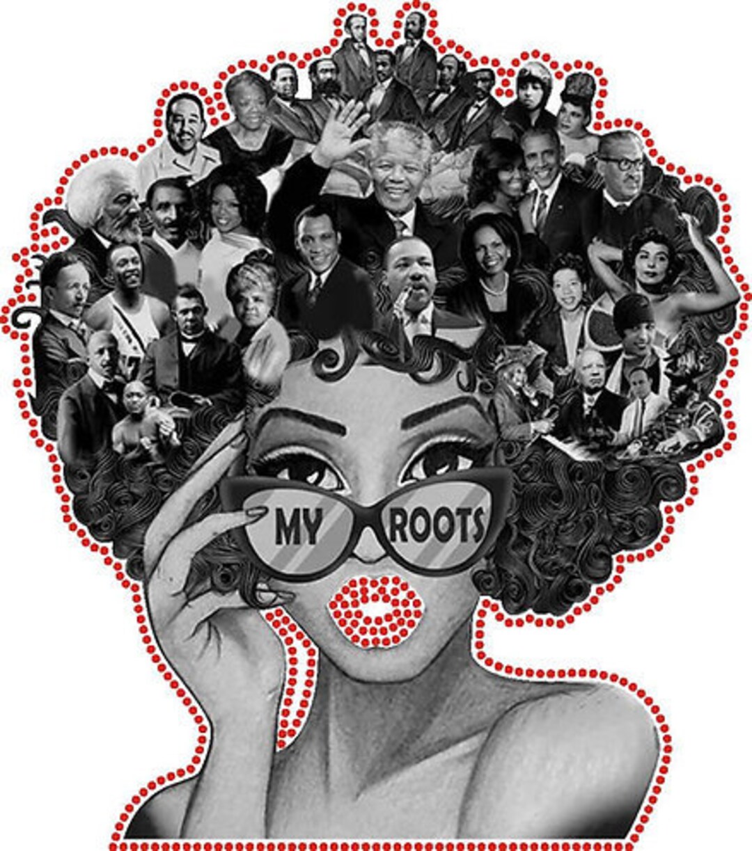 My Roots Afro Woman, My Roots Tee, Afro Woman Tee, It's What We're Made ...