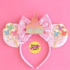 Pink Mickey Ears With Gold Crown, Mickey Ears, Minnie Ears, Princess ...