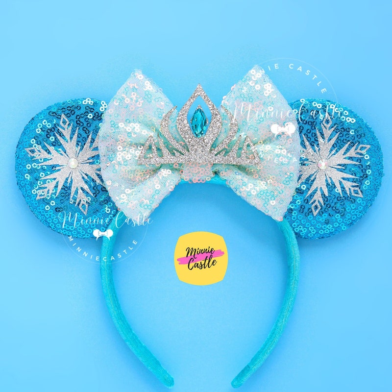 Elsa Minnie Ears for Kids - Etsy