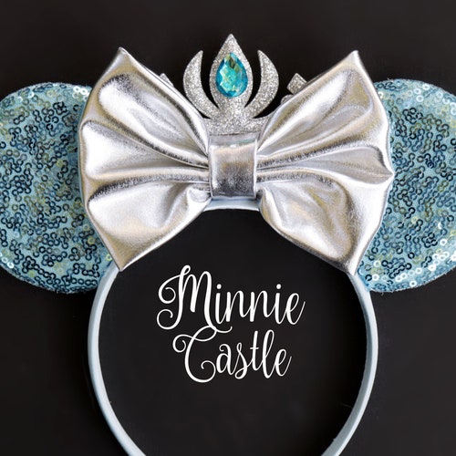 Frozen Princess Elsa Minnie Mouse Ears Disney Ears for Adults - Etsy