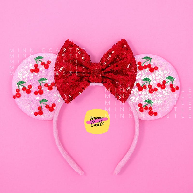 Mickey Cherry Ear Shirts - Etsy