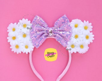 Daisy Duck Ears Daisy Duck Minnie Mouse Ears Daisy Duck Bow Headband ...
