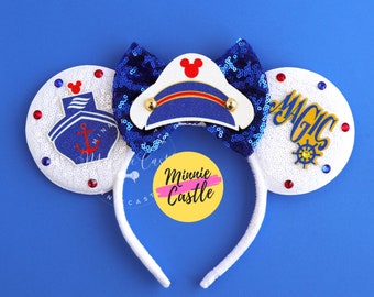 Disney Cruise Ears, Disney Wish Ears, Magic Cruise Ears, Disney Cruise Minnie Ears, Cruise ...
