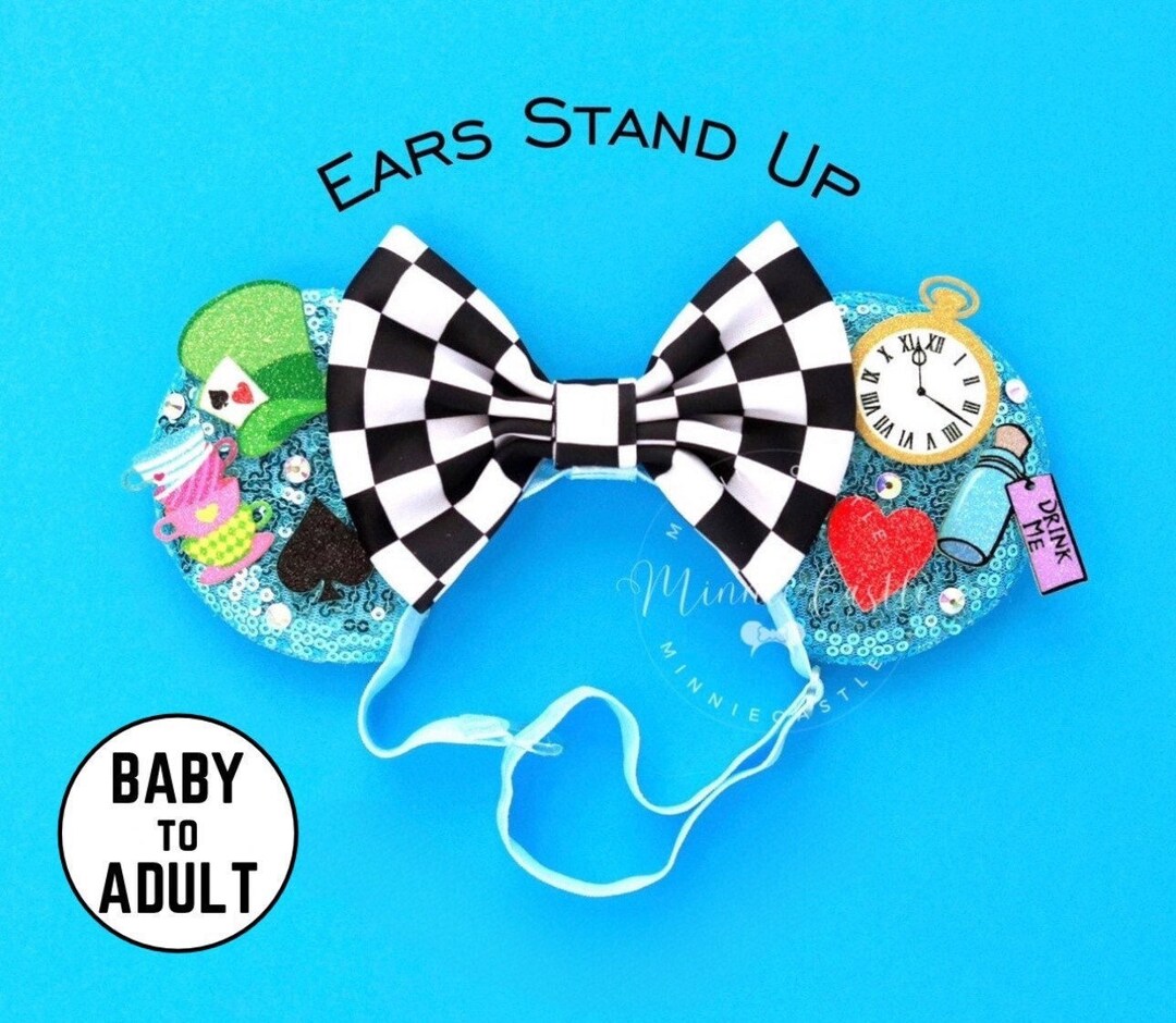 Alice Ears, Mickey Ears, Alice Mickey Ears, Minnie Ears, Mouse Ears W ...