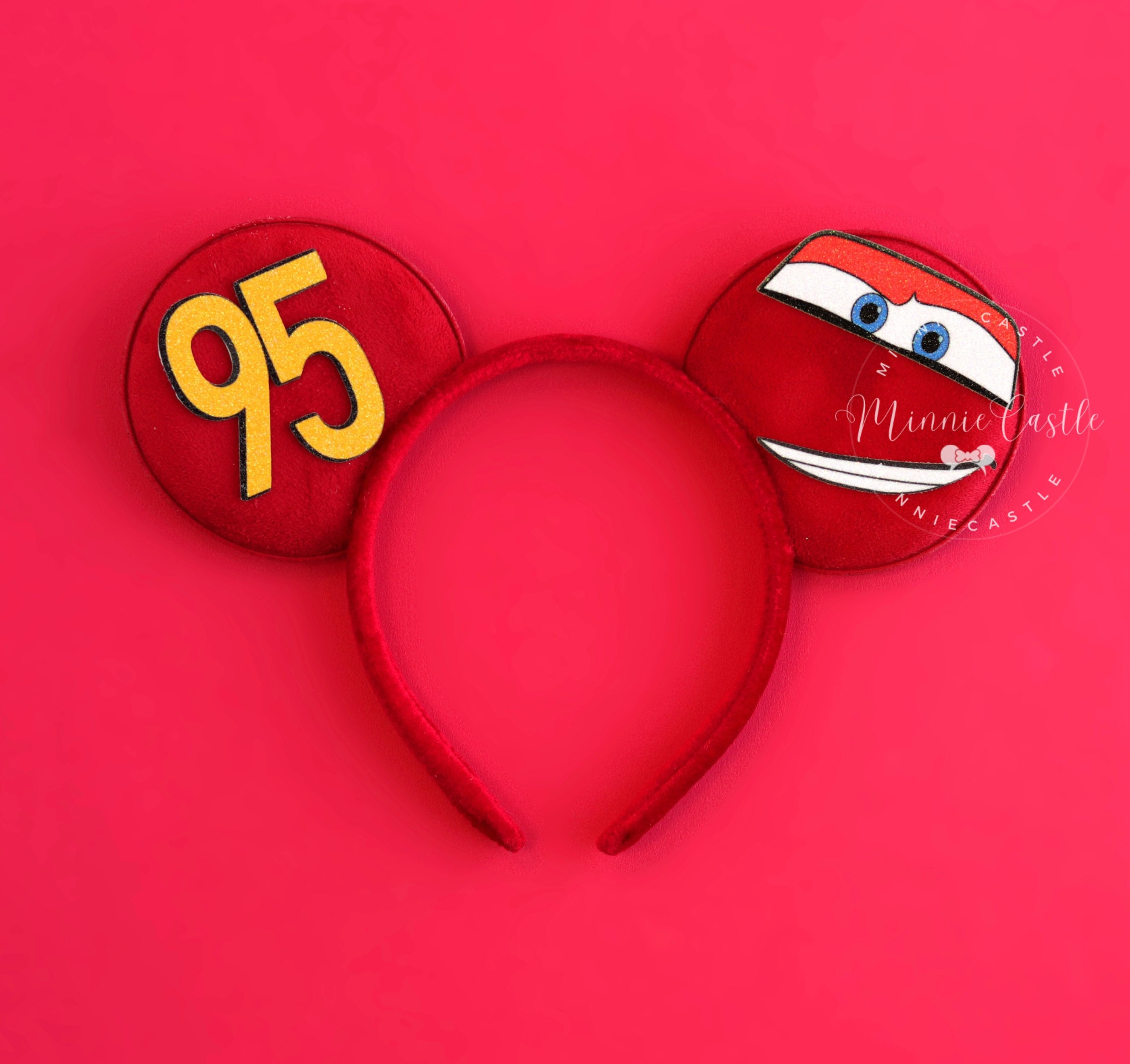Race Car Mouse Ears, Mickey Ears, Minnie Ears Without Bow for Boys ...