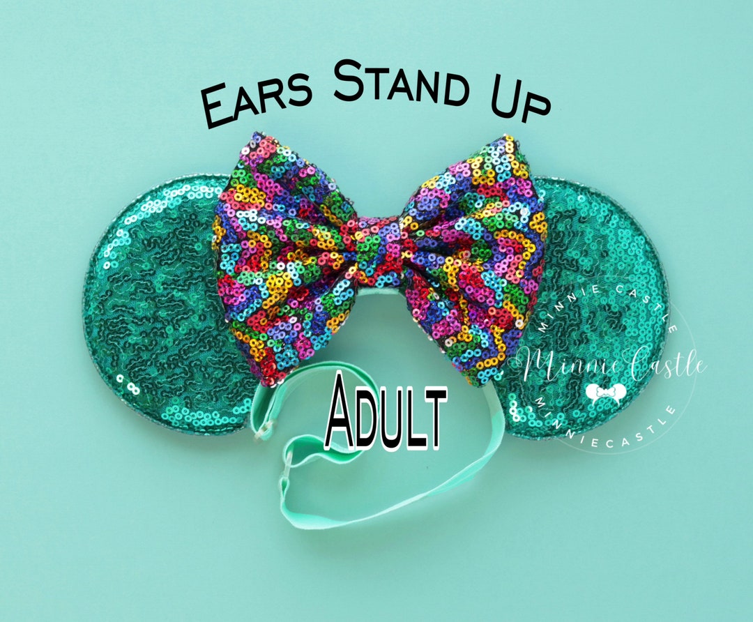 Minnie Ears, Women Mickey Ears With Elastic Headband, Mickey Ears ...