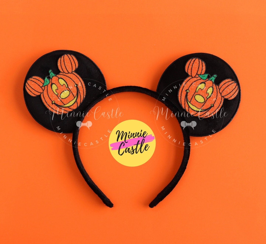Mickey Ears Halloween, Halloween Pumpkin Ears, Boy Mickey Ears, Pumpkin ...