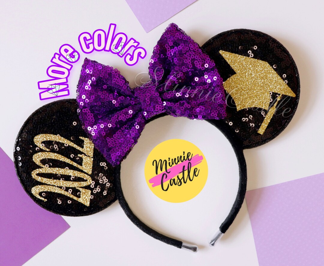 Graduation Ears Graduation Minnie Mouse Ears 2022 Graduation - Etsy