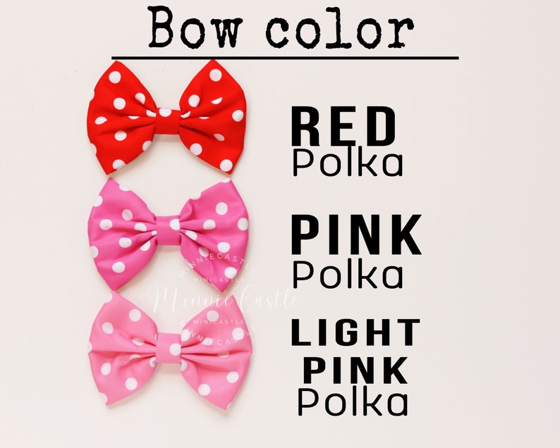 Classic Polka Dot Mouse Ears, Mickey Headband, Minnie Ears for Kids and ...