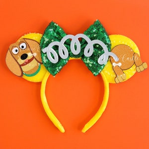 Slinky Puppy Mickey Ears, Dog Mouse Ears, Mickey Ears, Weiner Dog Toy ...